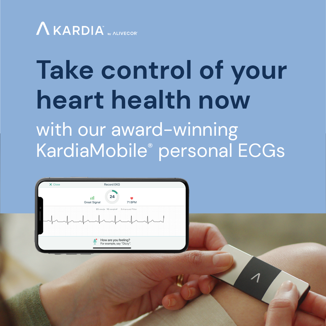 Kardiamobile 6l Max Personal Ekg Monitor With 12-Month Subscription - 6 ...